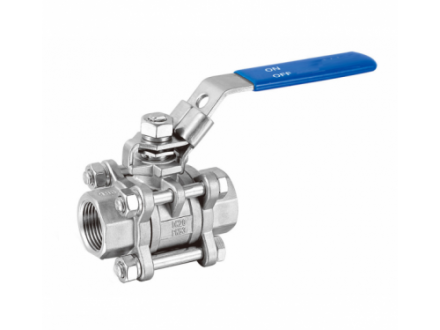 RVS kogelkraan 3-delig | Reefhors